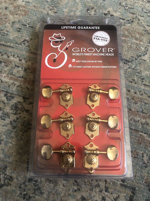 Grover Sta-Tite Oval Keys Gold 3x3 | Reverb