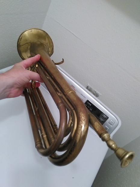 Bugel Tenor Geo Way Drums Inc Elkhart IN 1970 Brass Pro | Reverb