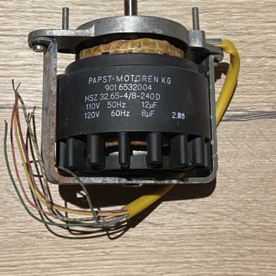 Telefunken AEG M12 magnetophon Papst Motor NEW 70s | Reverb