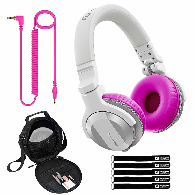 Pioneer DJ HDJ-CUE1BT White Wireless Bluetooth Headphones, | Reverb