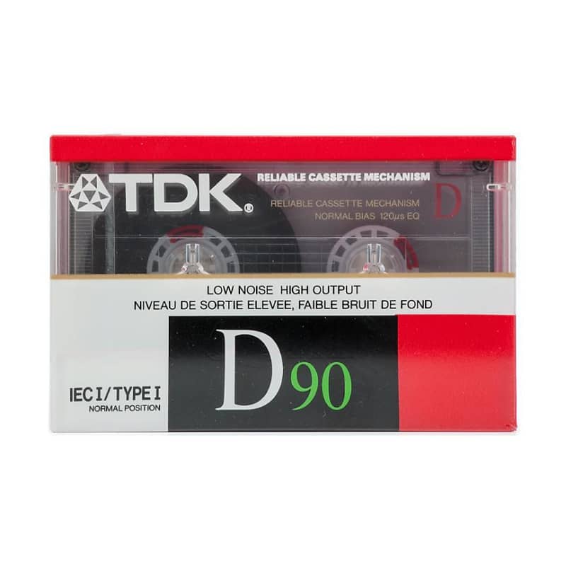 1988 TDK D 90 Type I Cassette Tape | Reverb