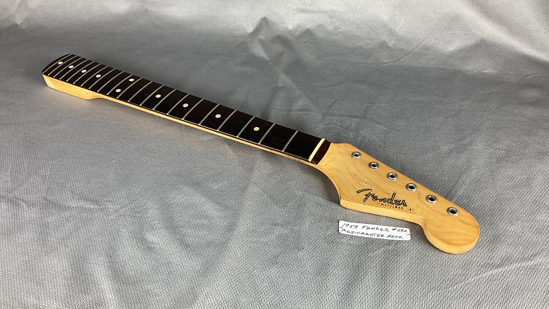 1959-1960 Fender Musicmaster Guitar Neck Slab Rosewood | Reverb
