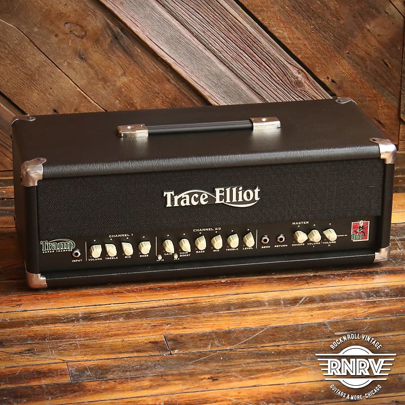 Trace Elliot Super Tramp 100-Watt Amp Head UK Made MINT | Reverb