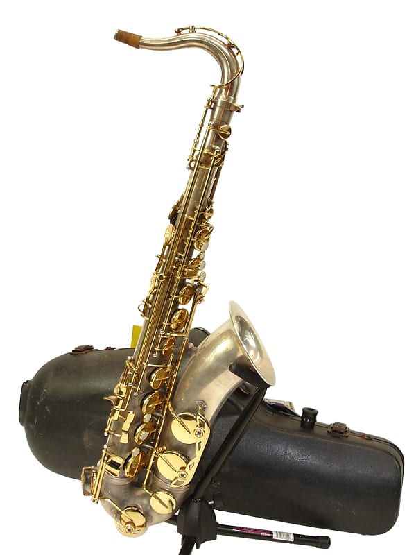 Jupiter JTS-889SG Tenor Saxophone, Silver with Gold Keys w/ | Reverb