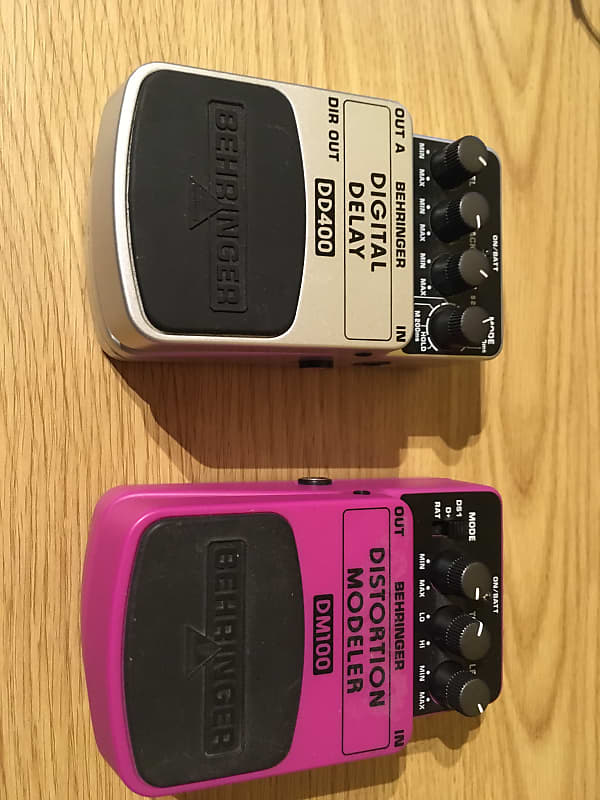 Behringer DM100 DD400 2010's Pink adn Silver | Reverb