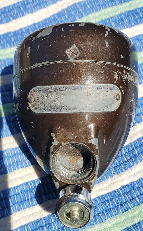 Shure Small Shell Bullet Mic 1940-1950 w/1949 99A86 | Reverb