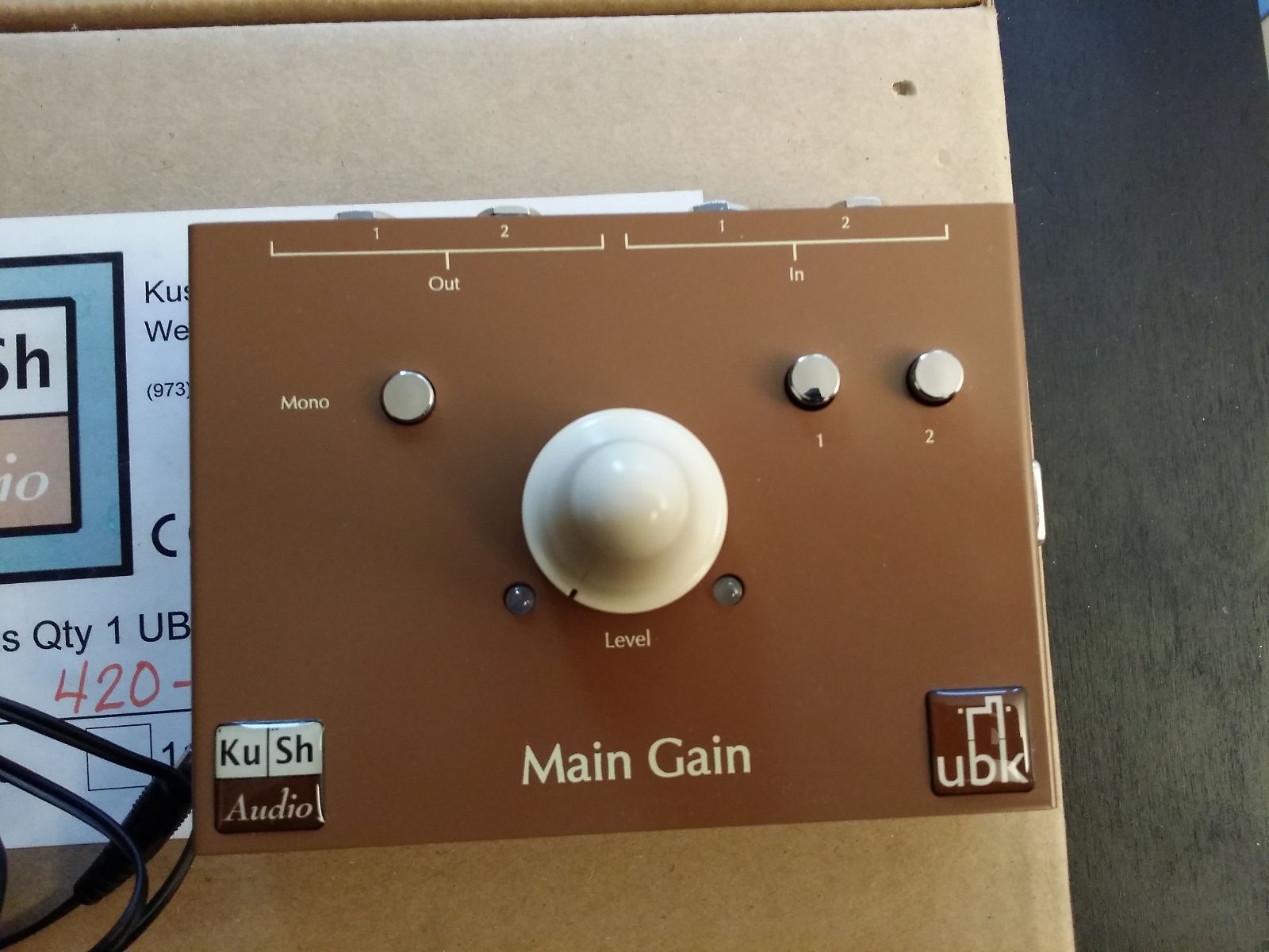 Kush Audio Main Gain Class-A Active Stereo Monitor Controller | Reverb