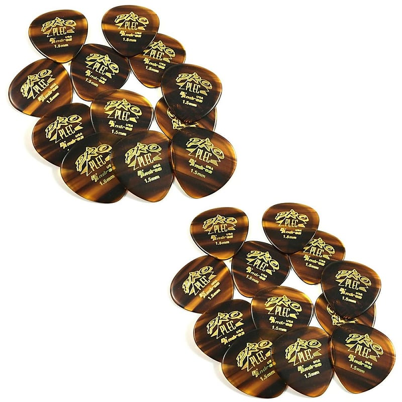 D'Andrea Mandolin Picks 24 Pack Rounded Triangle Guitar Picks | Reverb