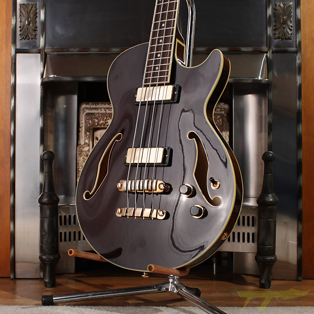 Ibanez AGB200 Artcore Bass Transparent Brown/Gold w/ AR-C | Reverb