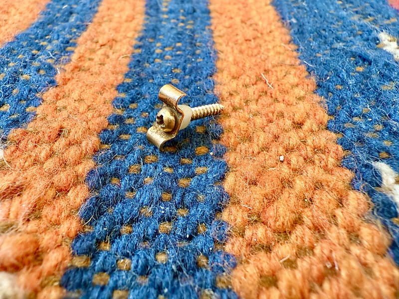 Vintage Fender String Tree Retainer Gold-Rare Original Fender | Reverb