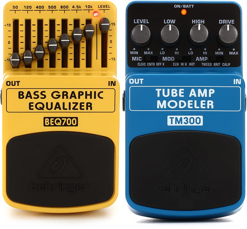Behringer BEQ700 Bass Graphic Equalizer Pedal Bundle with | Reverb