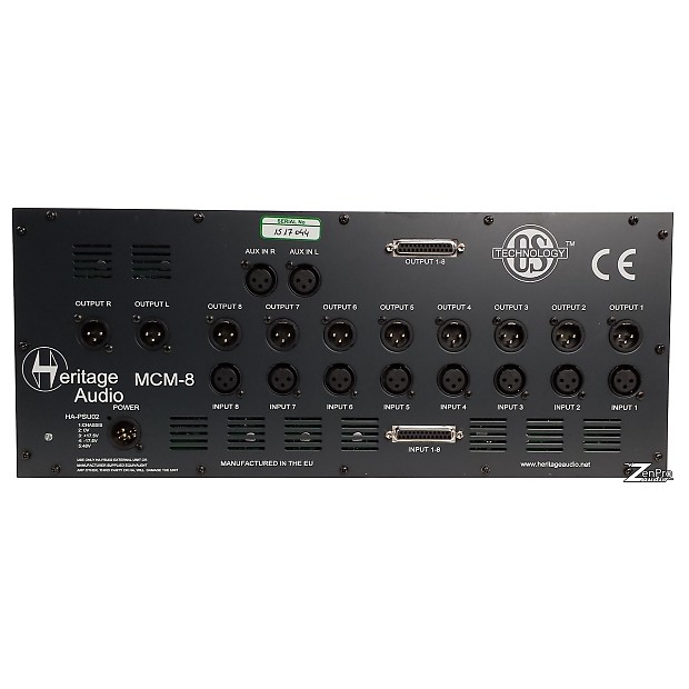 Heritage Audio MCM-8 8-Slot Powered 500 Series Rack with | Reverb
