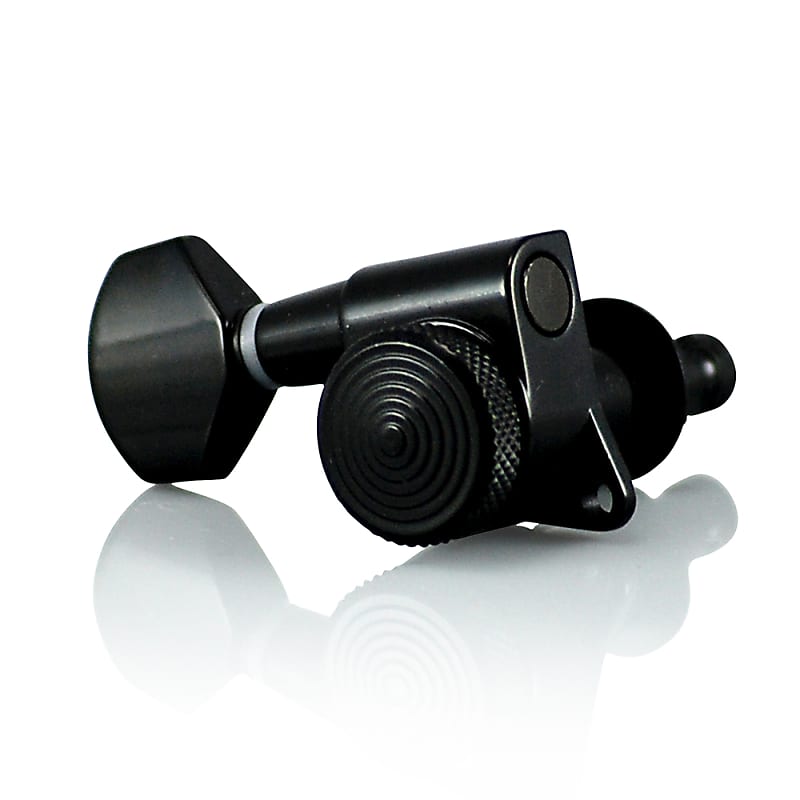 VANSON V07SP LOCKING Black Left Handed Tuners / Machine Heads | Reverb