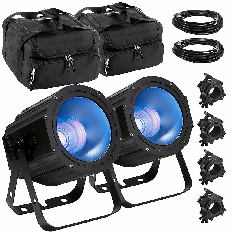 ADJ UV COB Cannon Super High Output UV Club Lights (Pair) + | Reverb