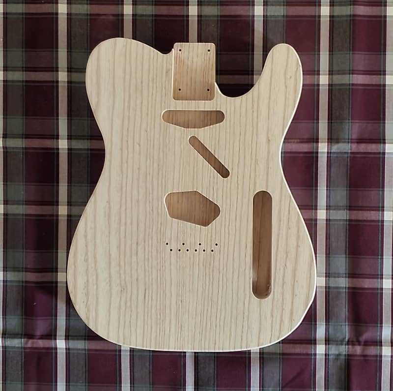 Woodtech Routing 2 pc Swamp Ash Telecaster Body - Unfinished | Reverb