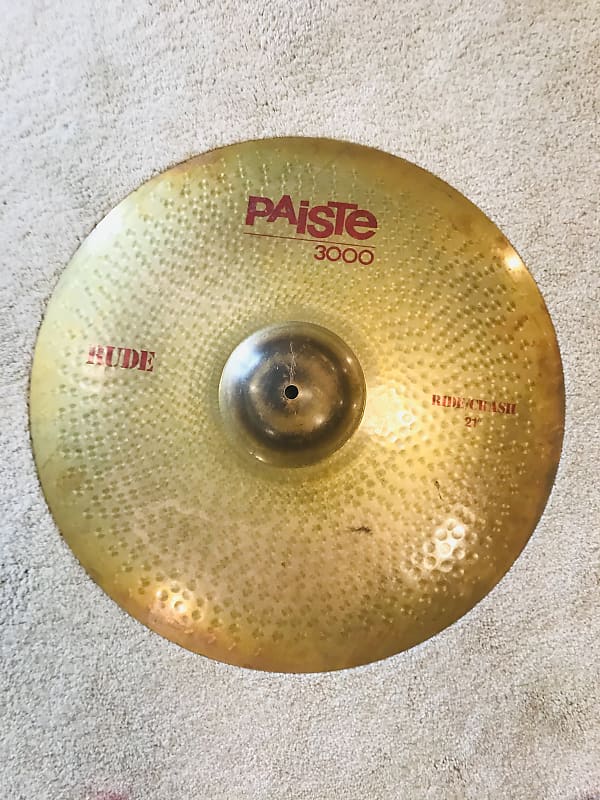 Paiste 3000 RUDE 21" Crash/Ride | Reverb