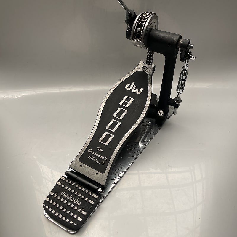 DW 8000 Single Pedal Mid 2000 - Diamond Plate | Reverb