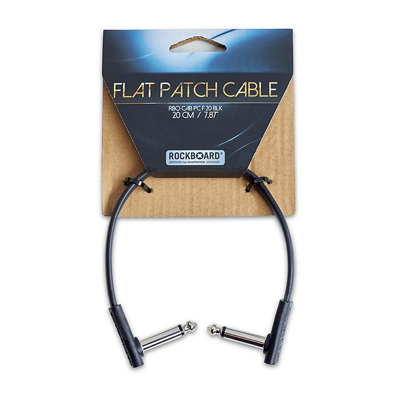 Warwick RockBoard Flat Patch Cable - 20 cm / 7 7/8" | Reverb