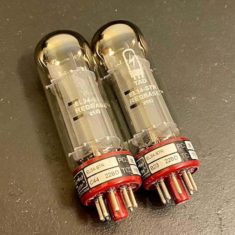 Tube Amp Doctor (TAD) Redbase EL34-STR - Matched Pair - 2022 | Reverb