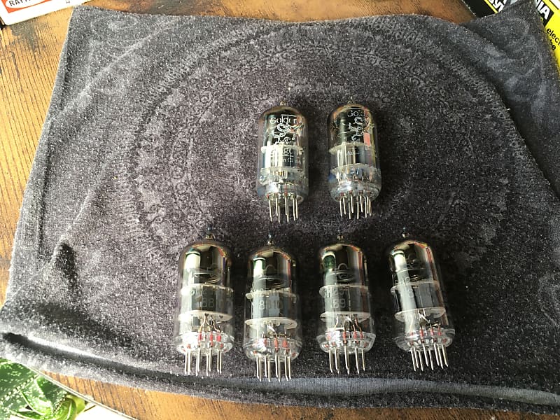 reflektor / gold dragon tube lot - 6H23n / 6DJ8/ E88CC / | Reverb