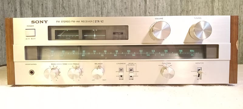 Sony STR-V2 Stereo Receiver Tested Working Very Nice Vintage | Reverb