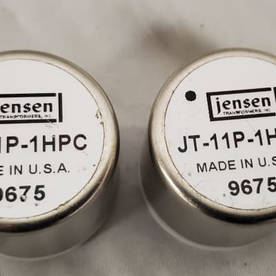 (2)Line Input Transformer-1:1 High-Z Balanced, Jensen | Reverb