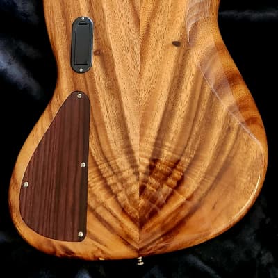 SJ Custom Guitars,CLEARENCE SALE,5 string Jazz bass, 5A Flame | Reverb