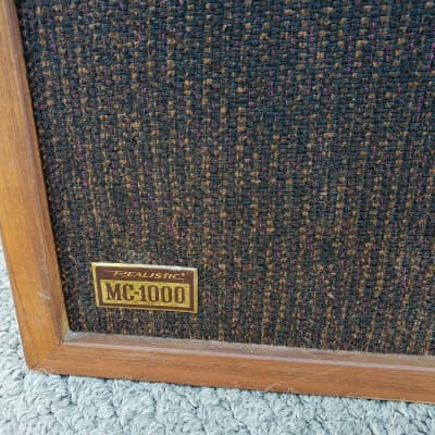Vintage Realistic MC-1000 speakers | Reverb