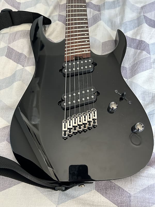 Ibanez RGMS7-BK Standard 2018 - Present - Black | Reverb UK