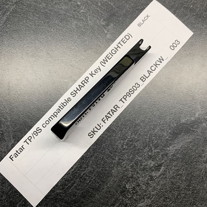 Fatar Replacement Weighted SHARP/BLACK Key (TP/9S Keybeds) | Reverb