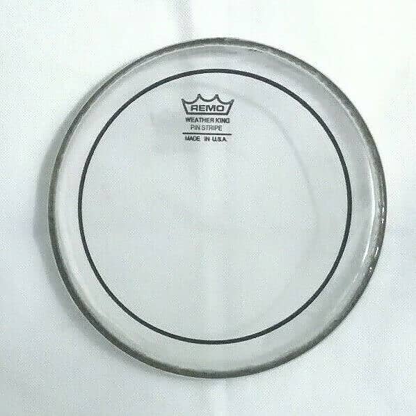 REMO Fell Pinstripe 8" TRANSPARENT, warmer, lauter, knalliger | Reverb