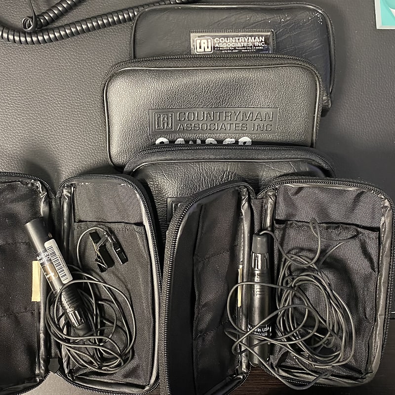 17 Countryman ISOMAX 2 HYPERCARDIOID early 2000s - black | Reverb