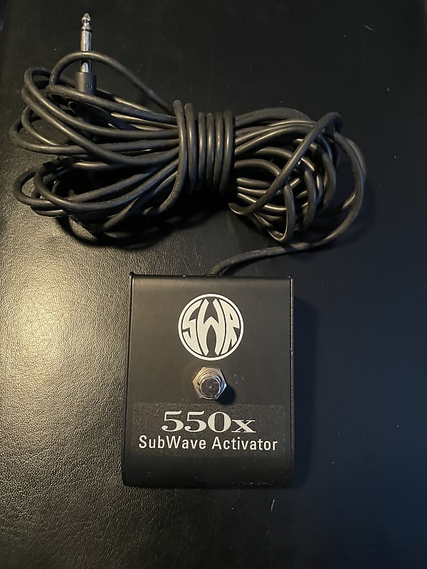SWR 550X SubWave Activator foot switch 2000’s - Black | Reverb