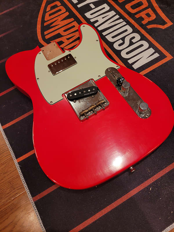 Loaded Telecaster Body Fiesta Red | Reverb