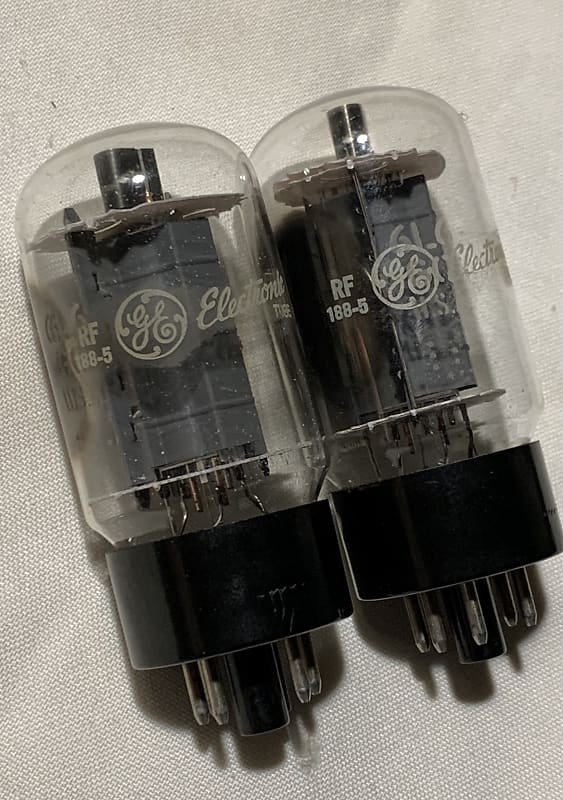 GE 6L6GC Tubes Vintage Pair General Electric for Fender Amp | Reverb