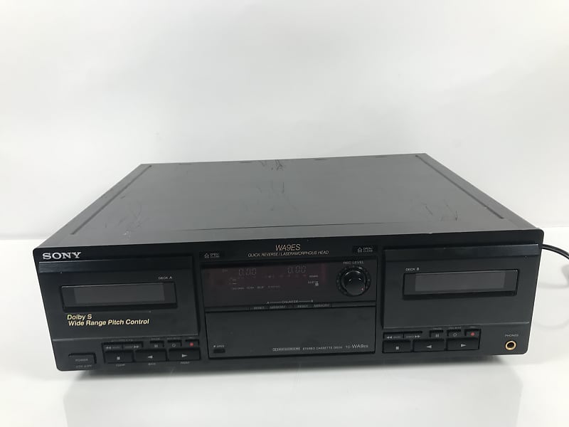 Sony TC-WA9ES Dual Well Cassette Player | Reverb