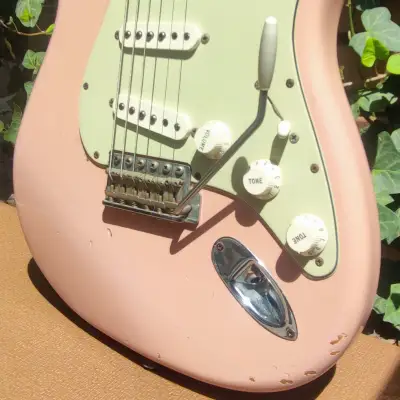 Fender Stratocaster Custom Shop Shell Pink | Reverb
