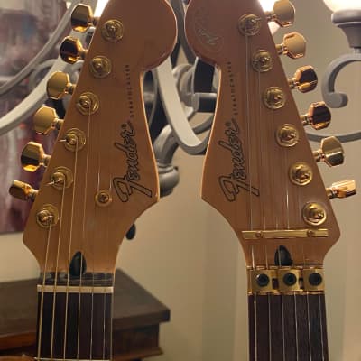 Fender Double Neck Stratocaster Custom Shop 1991 Burst | Reverb