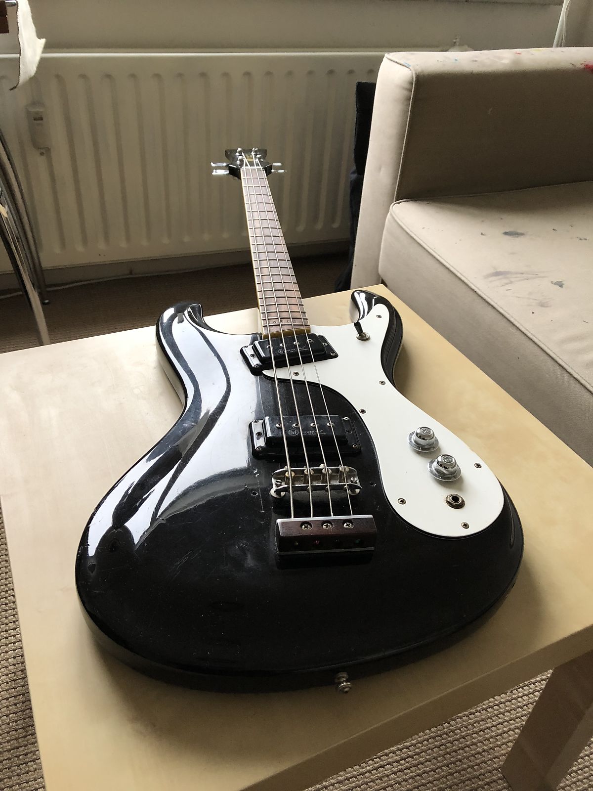 Mosrite Ventures Bass Black 1965 | Reverb Australia