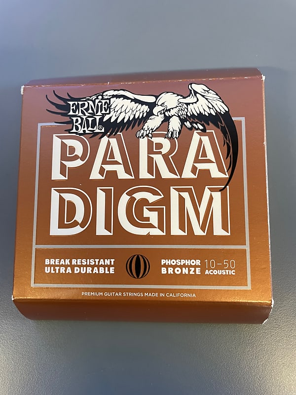 Ernie Ball Paradigm Guitar Strings- NEW! Phosphor Bronze | Reverb
