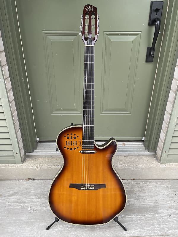 Godin Multiac Spectrum Steel SA Violin Sunburst guitar | Reverb Canada