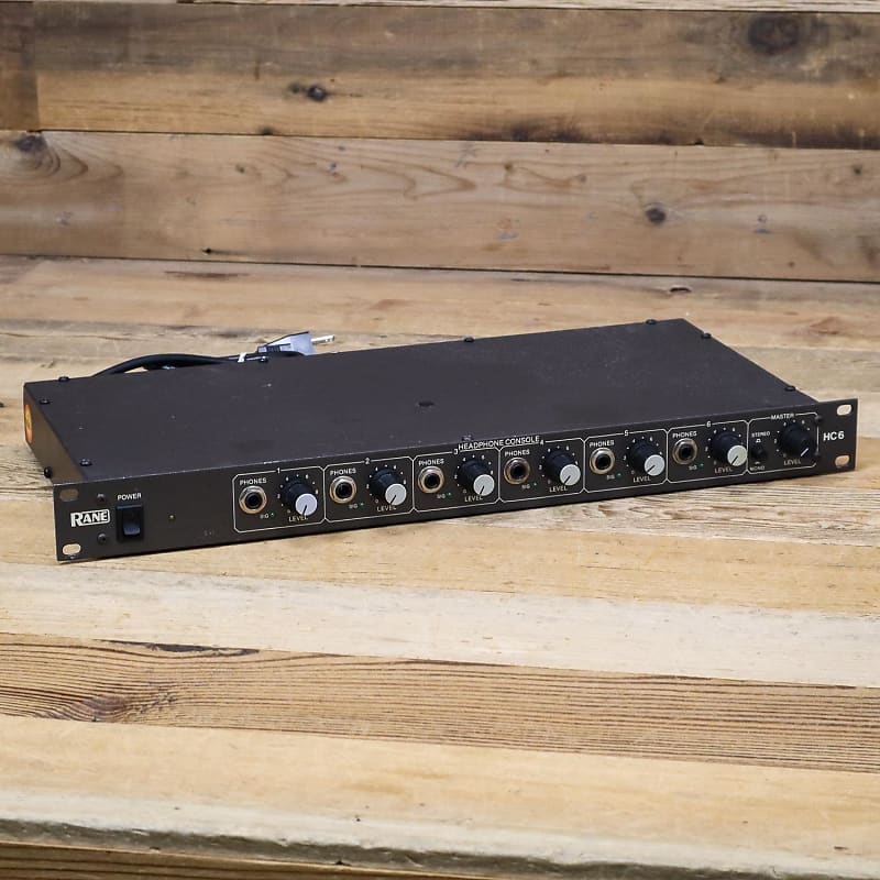 Rane HC-6 (HC6) 6-Channel Headphone Amplifier Studio Amp Band | Reverb