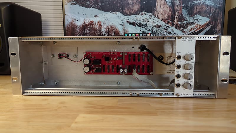 Kilpatrick Audio 84HP Eurorack case + Doepfer Spring Reverb | Reverb