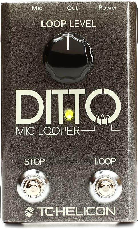 TC-Helicon Ditto Mic Looper Pedal (5-pack) Bundle | Reverb