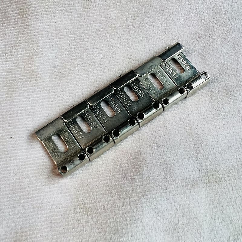 Fender Stratocaster Bridge Saddles (6) | Reverb