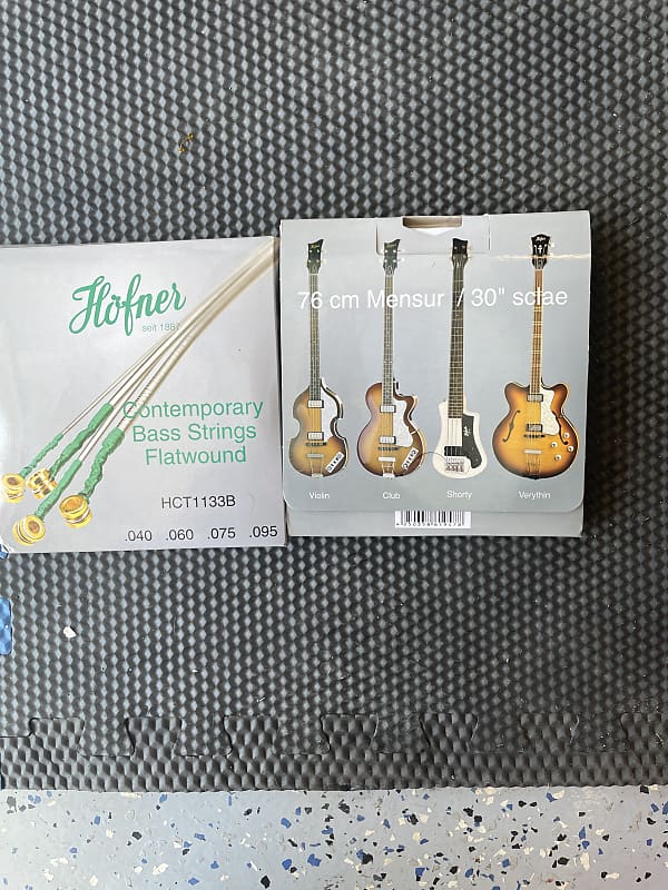 Hofner Contemporary bass strings flatwound | Reverb