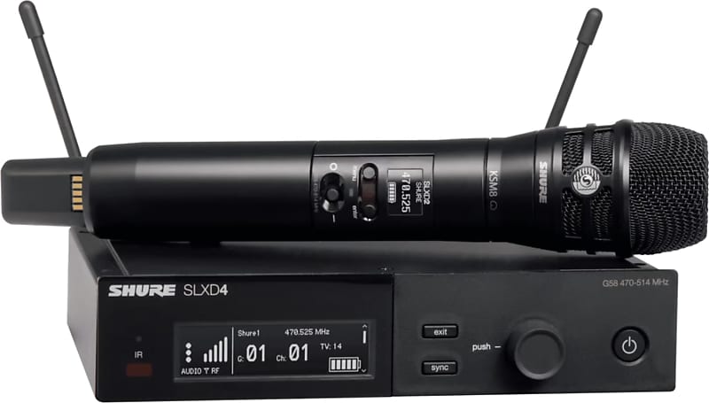 Shure SLXD24/K8B Handheld Wireless Microphone System, J52 | Reverb