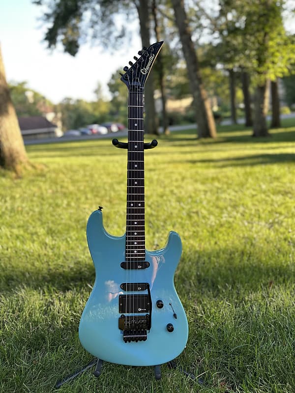 Charvel Charvette 250 1989 rare teal Japan | Reverb