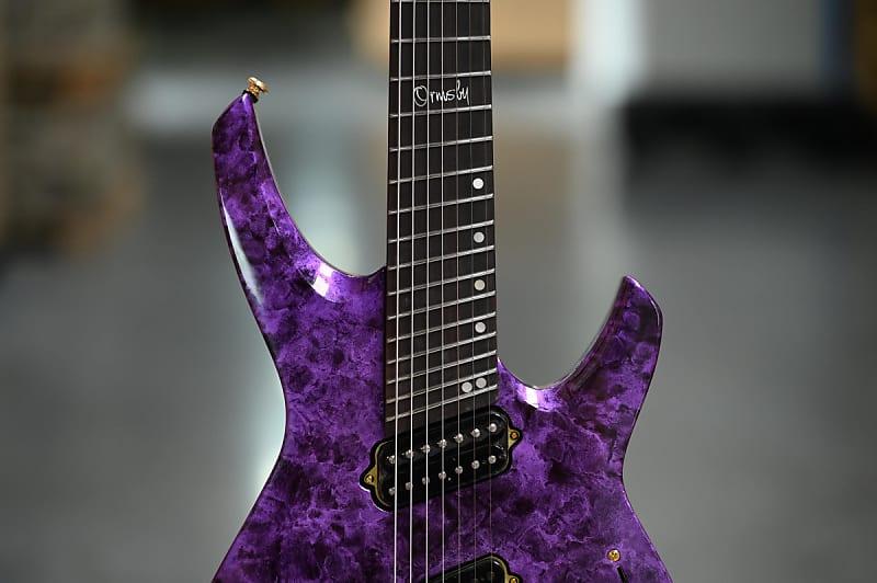 Ormsby Headless Goliath 7 GTR - Purple Marblizer | Reverb