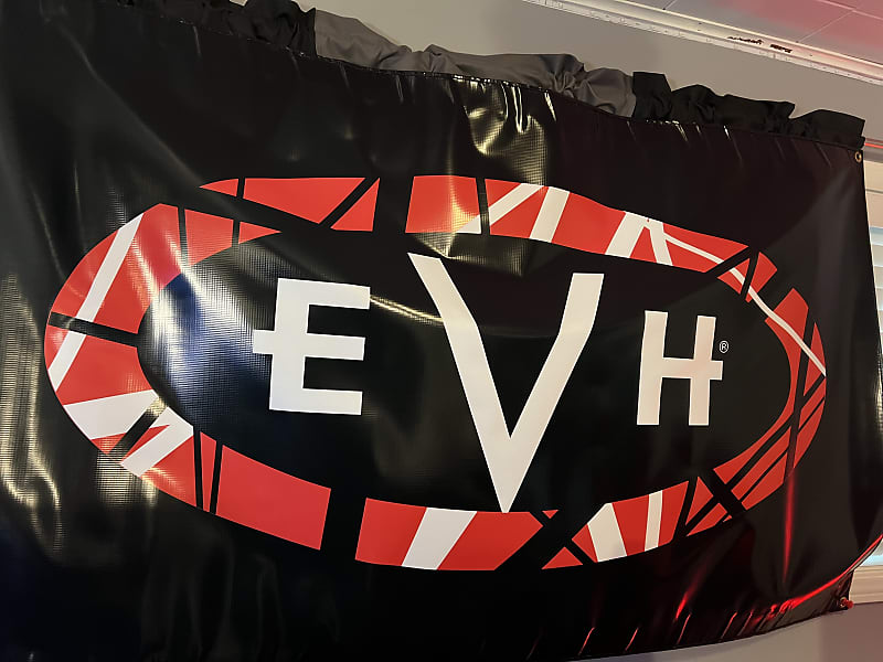 EVH Logo Banner - Black | Reverb
